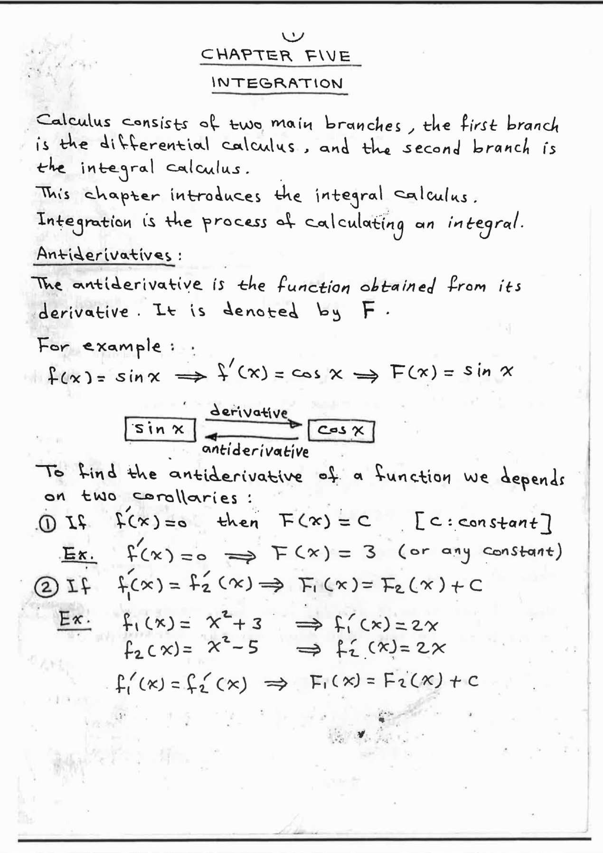 Calculus Practice Material Intergation - Calculus 1 - Studocu