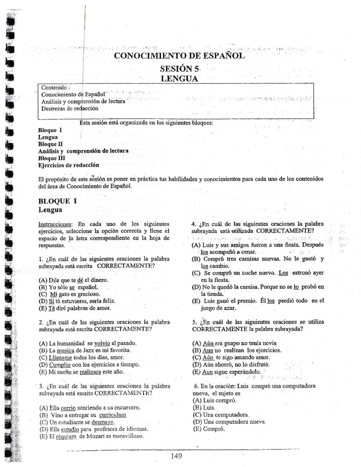 E5 - Son algunas guías que sirven para repaso. - CONOCIM]ENTO DE ...