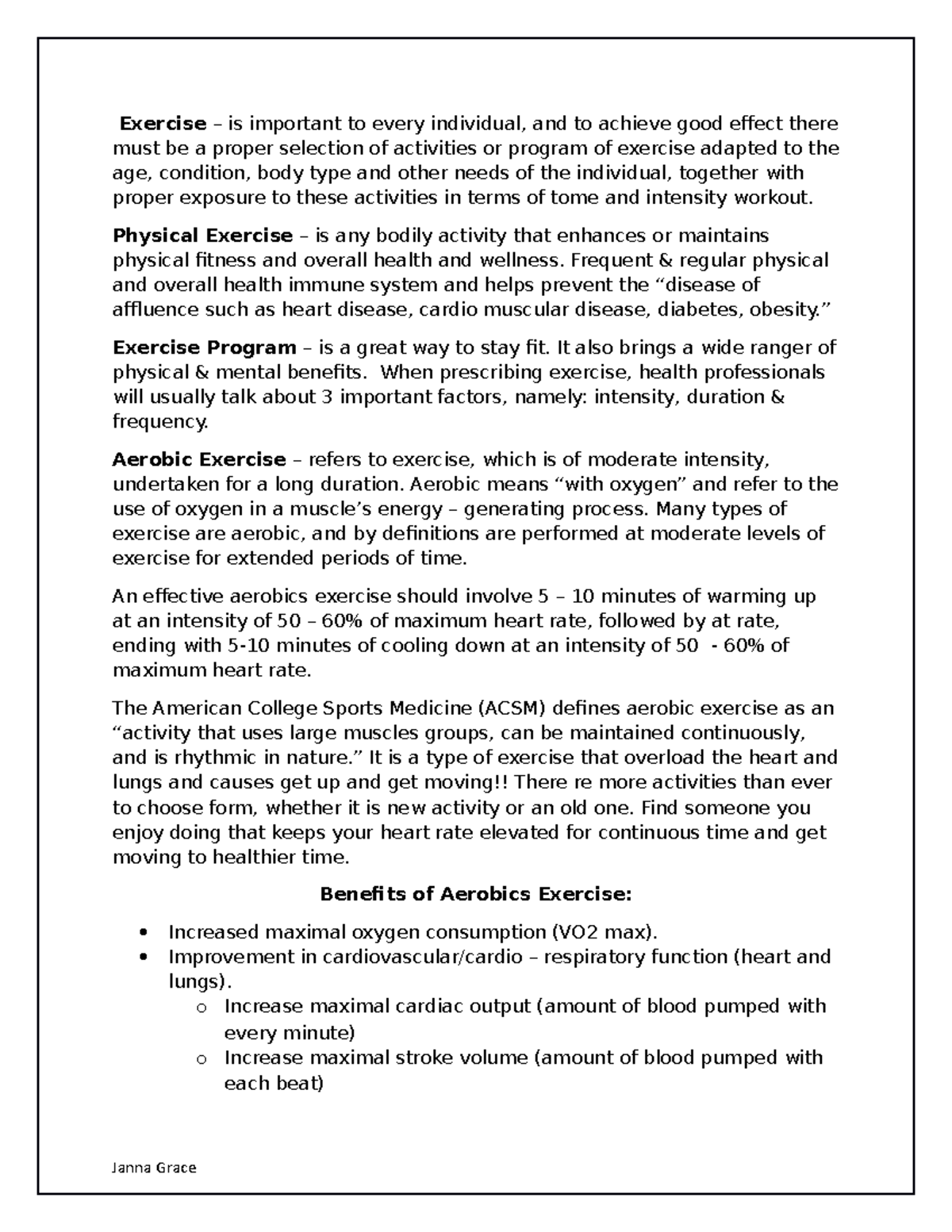 Final- Notes-PE - This can be a material on Physical Education ...