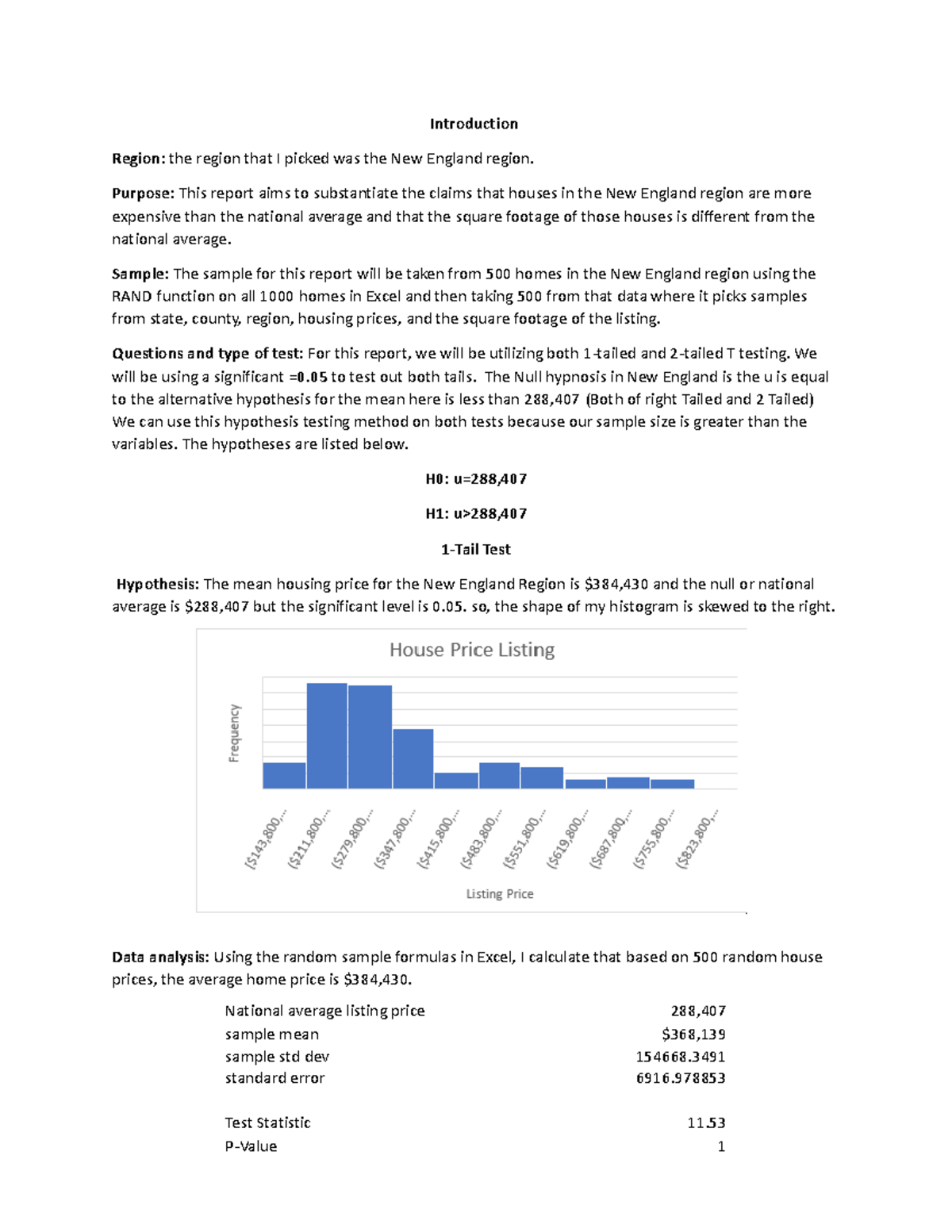 Project 7-3 mock up - equation on the new England region - Introduction ...