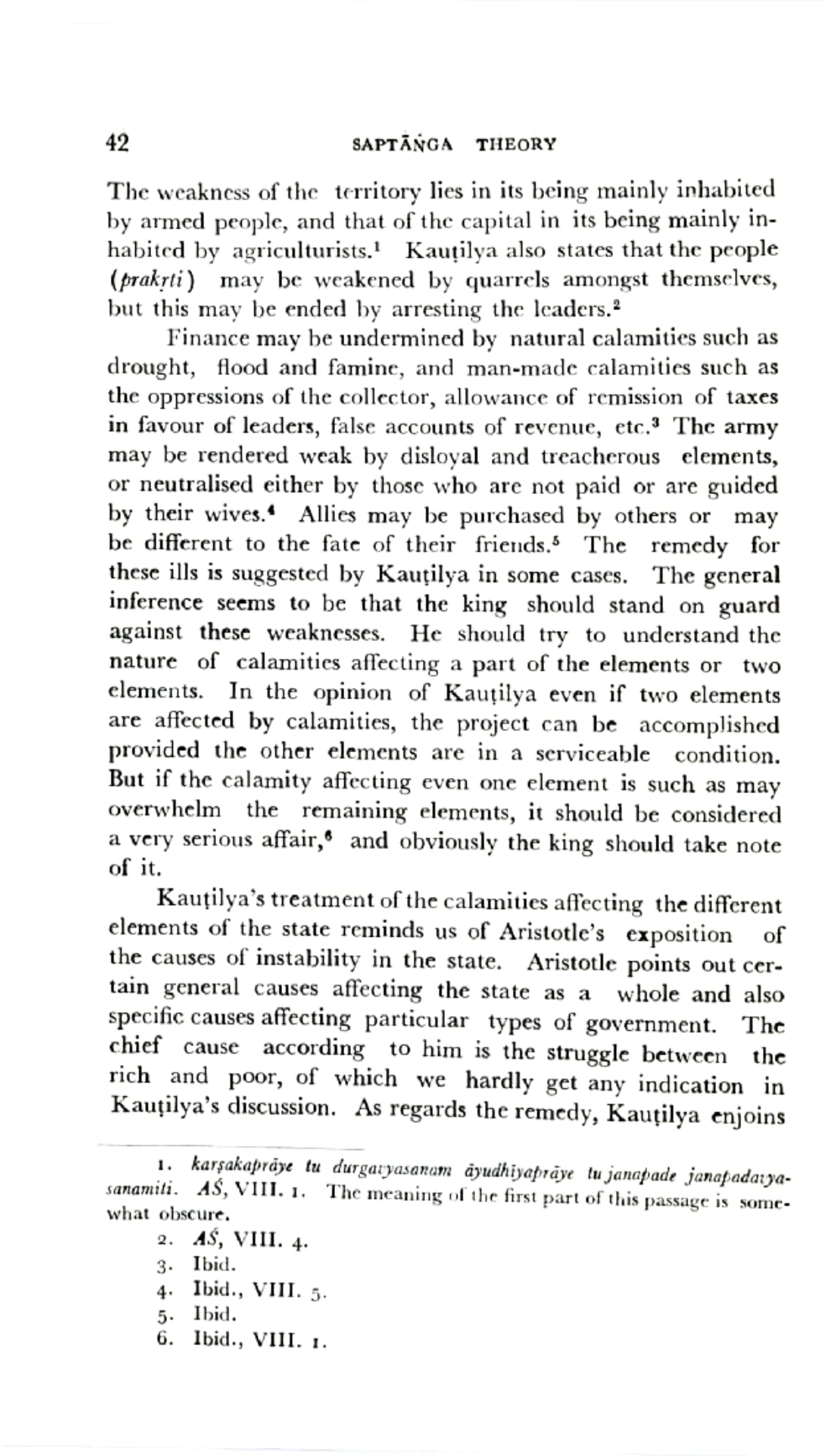 Origin OF State ALL Theory - 42 SAPTÄNGA THEORY The weakness of the ...