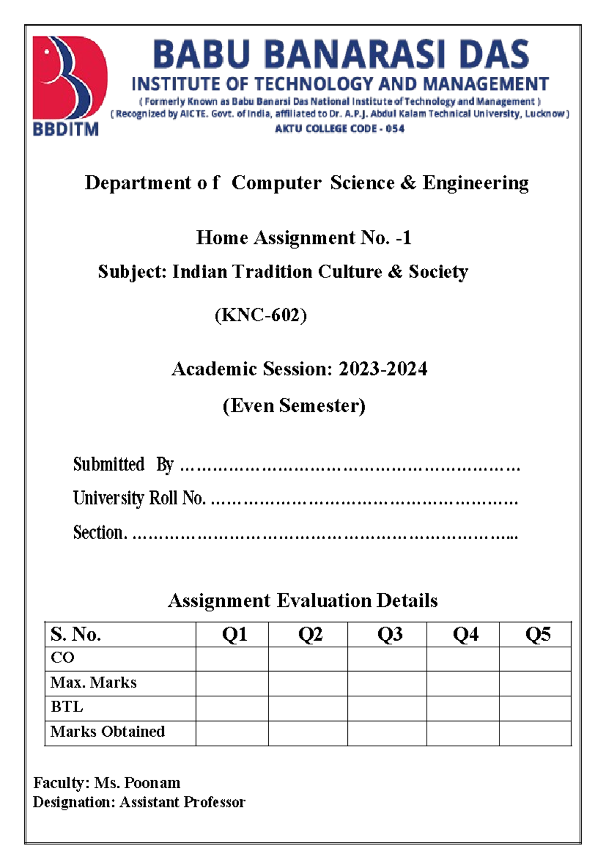 Assignment front Page CSS - Department o f Computer Science ...