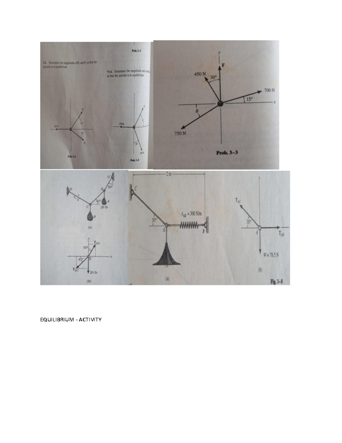 Equilibrium - Notes on Formulas - Civil engineer - EQUILIBRIUM ...