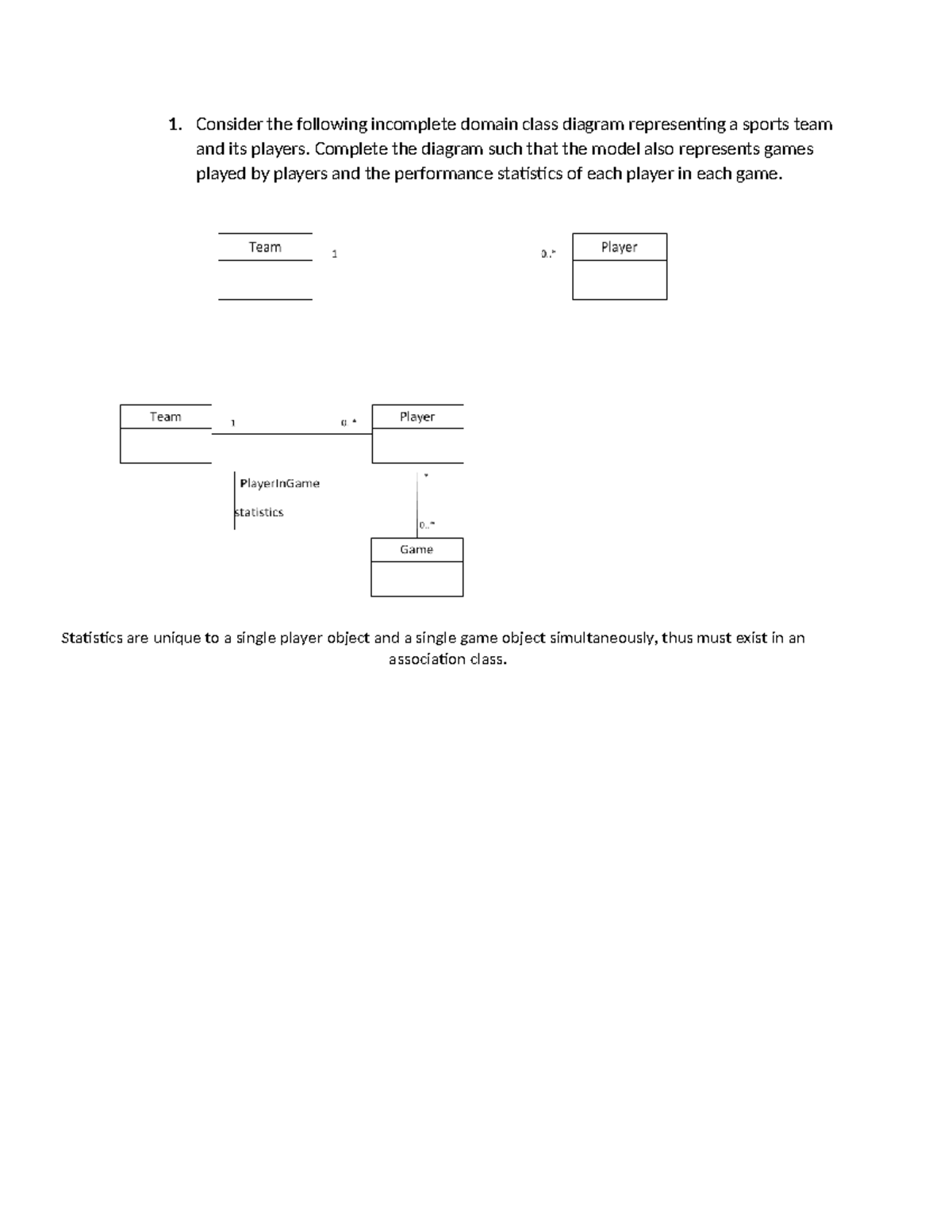 Example Questions Answers - 1. Consider the following incomplete domain ...
