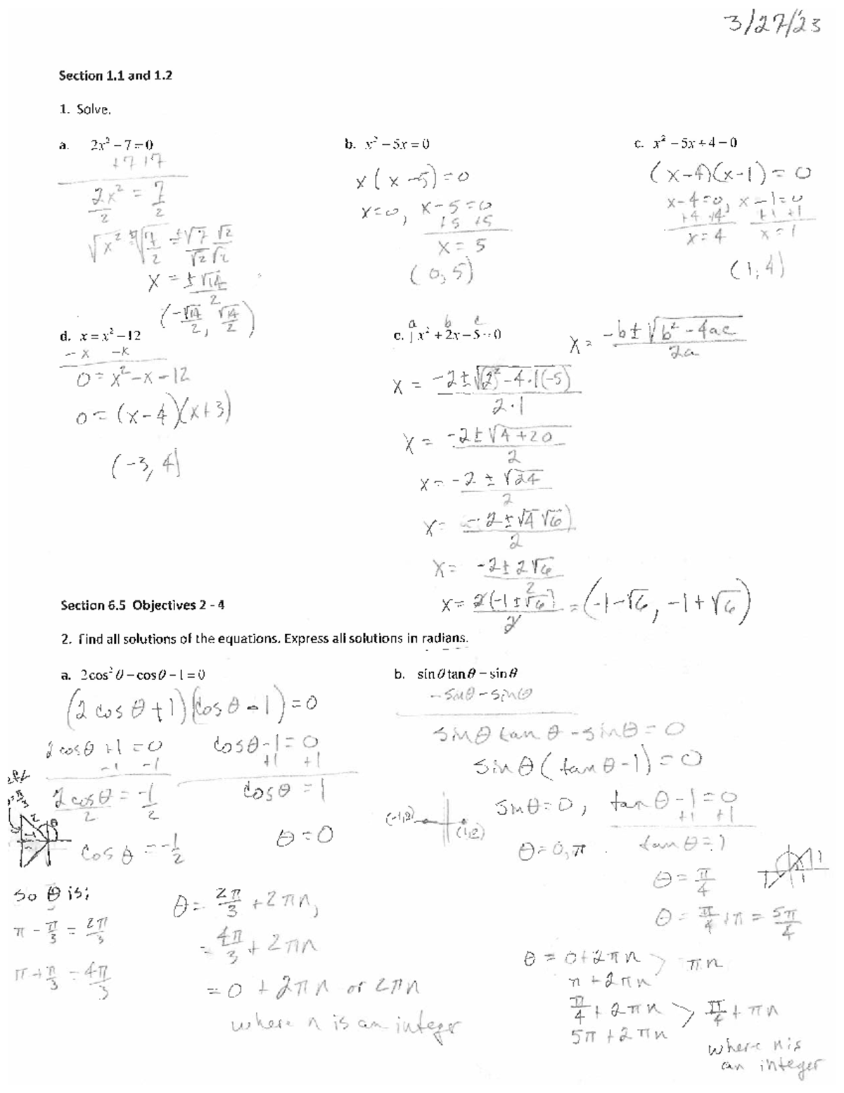 Section 6.5 Obj 2 to 4 w soln - MATH 210 - Studocu