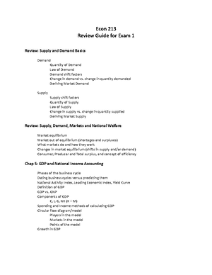 Econ 213-Exam 1 Notes - Chapter 5- Introduction to Macroeconomics ...