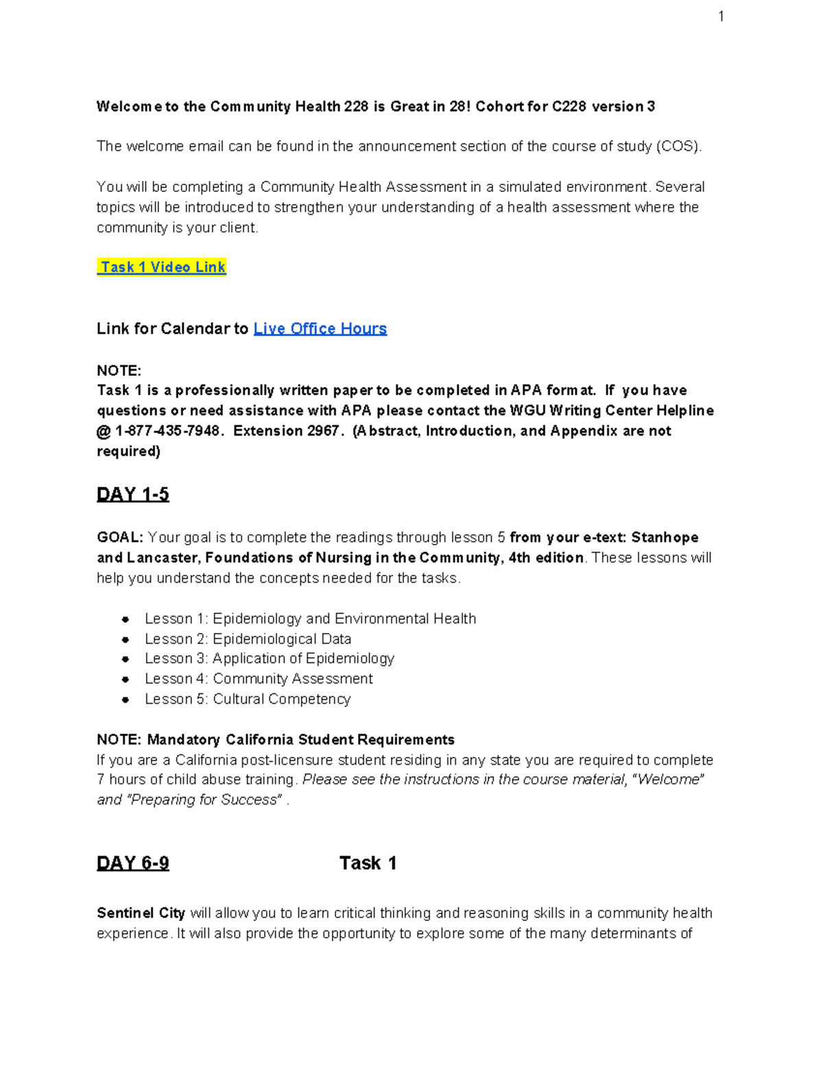 C228 is Great in 28 revised 10 9 19 - Welcome to the Community Health ...