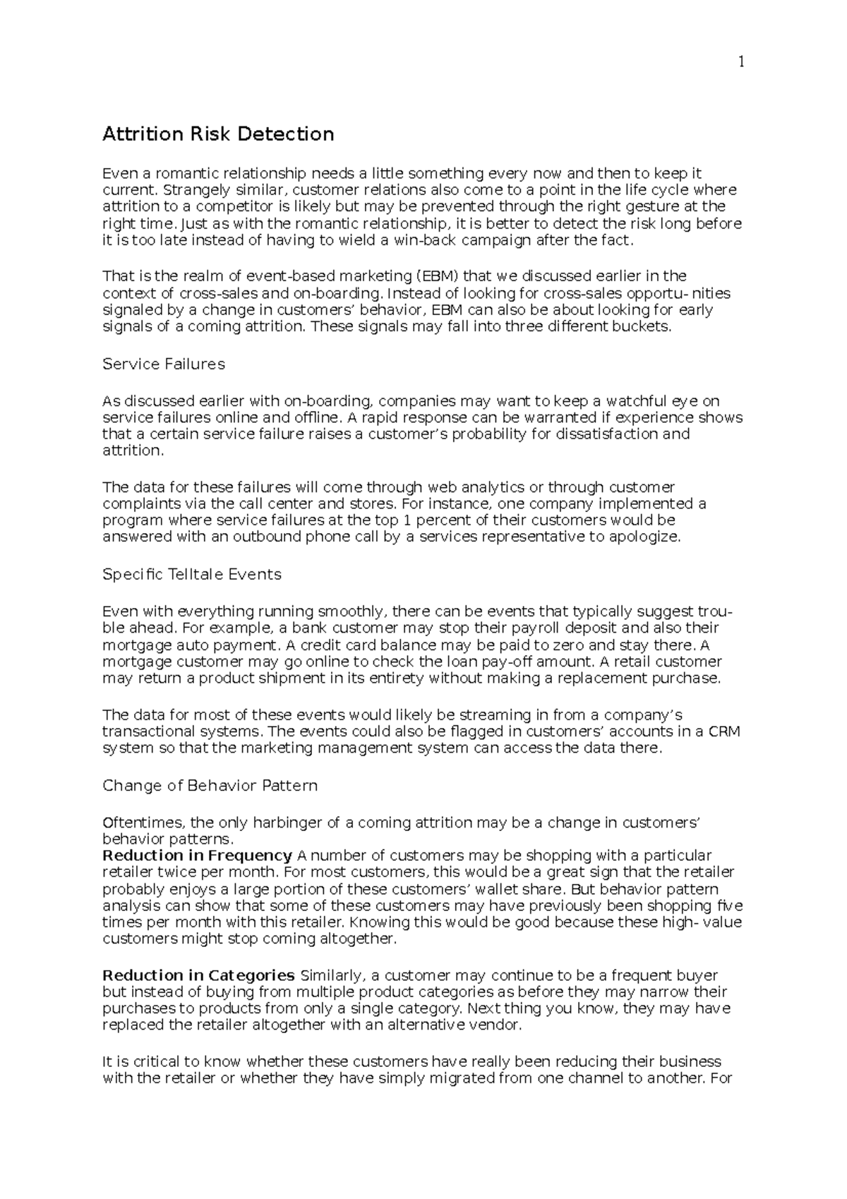 Notes-3 - Attrition Risk Detection - Attrition Risk Detection Even a ...