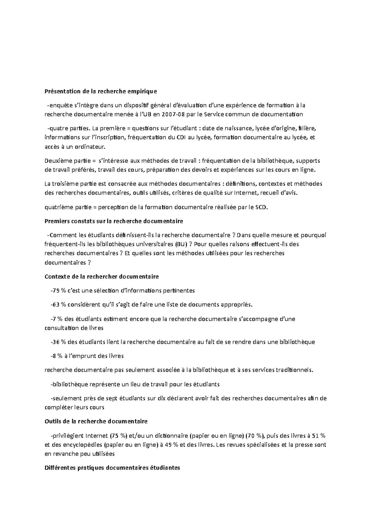 Recherche documentaire Fiche de lecture Cathy Perret - Présentaion de ...