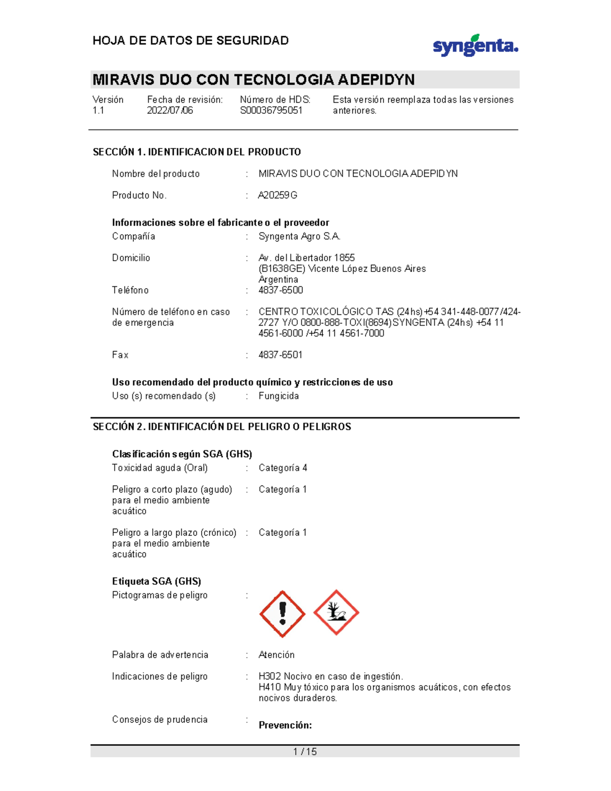 Hoja de seguridad miravis-duo - MIRAVIS DUO CON TECNOLOGIA ADEPIDYN ...