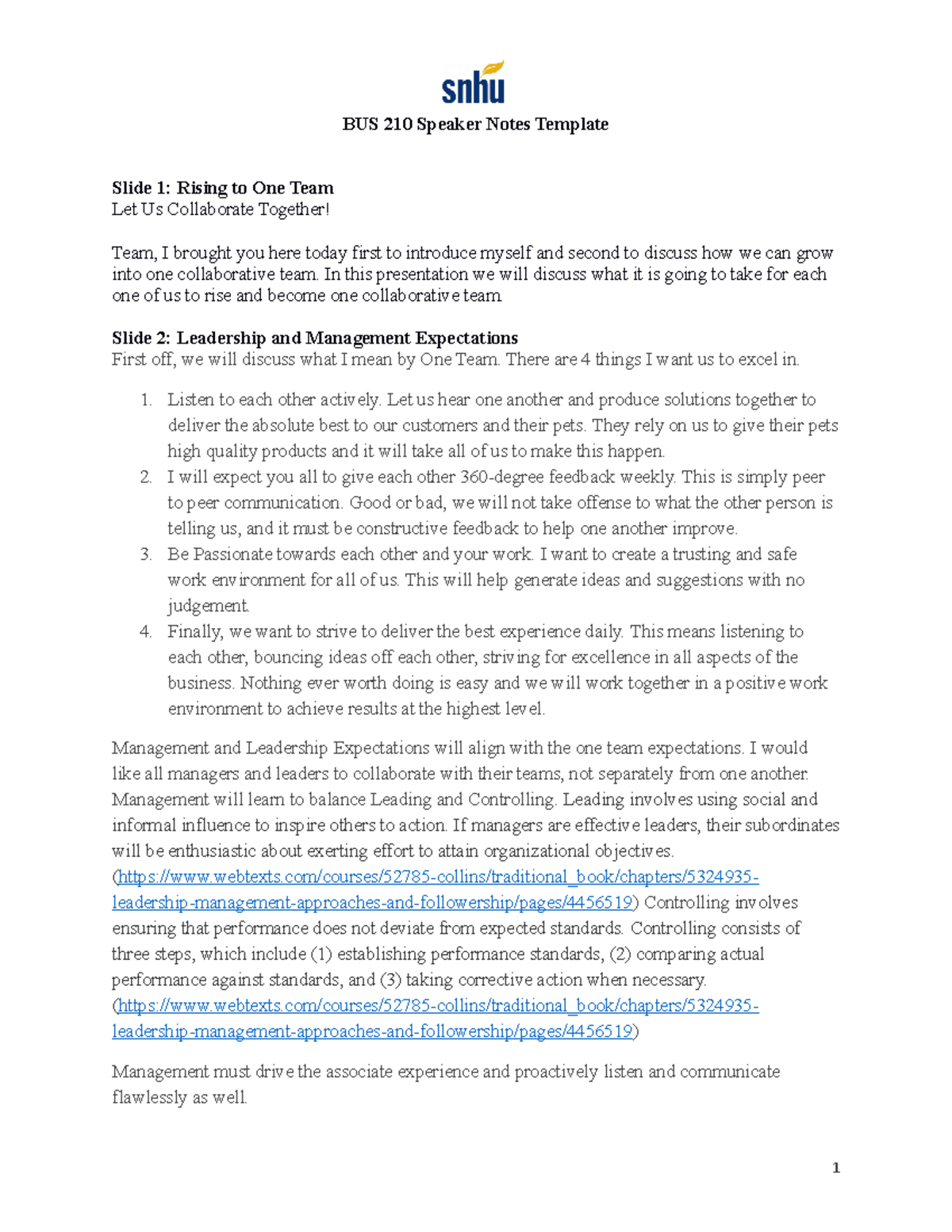 BUS 210 Melissa's Speaker Notes - BUS 210 Speaker Notes Template Slide ...