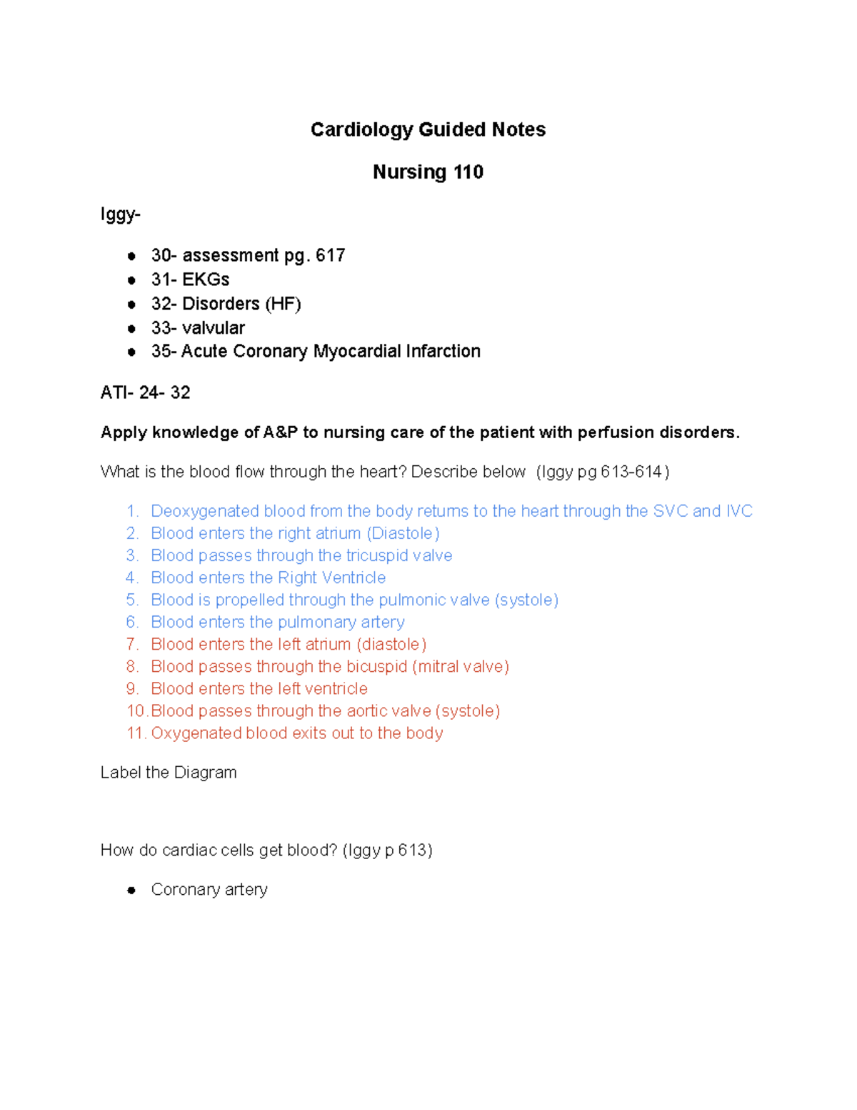 Cardiology Guided Notes - 617 EKGs Disorders (HF) valvular Acute ...
