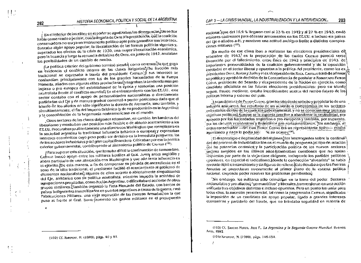 Historia Economica Politica y Social de la Argentina - Mario Rapoport ...