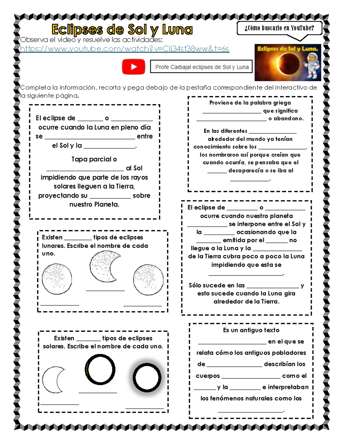 Actividades Eclipse Profe Carbajal - Observa el video y resuelve las ...