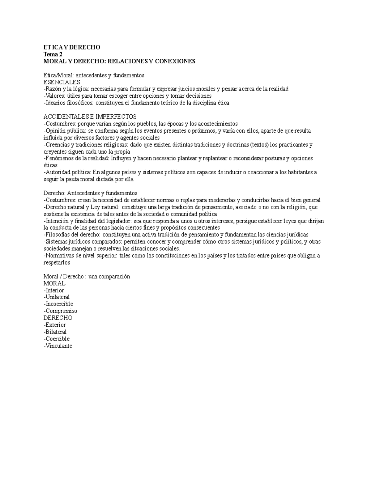 Etica- Derecho-Tema2 - Tema - ETICA Y DERECHO Tema 2 MORAL Y DERECHO ... Etica- Derecho-Tema2 - Tema - ETICA Y DERECHO Tema 2 MORAL Y DERECHO ...
