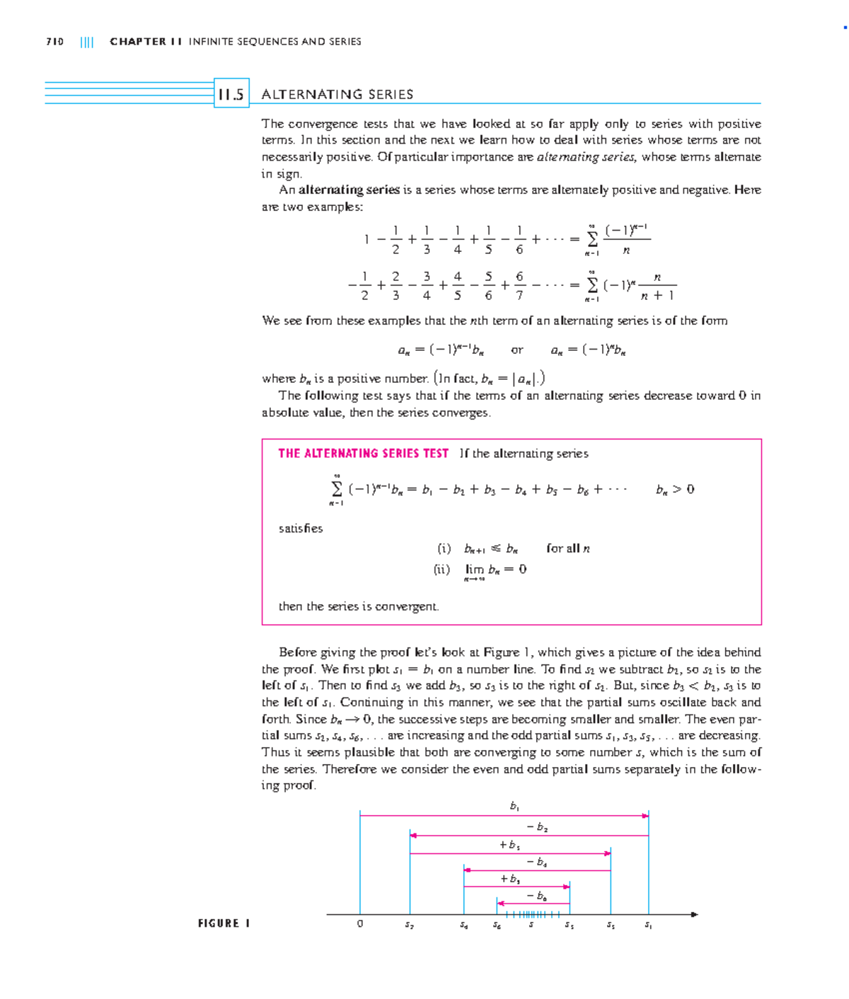 Math ch 11-5 - math work - ####### ALTERNATING SERIES ####### The ...