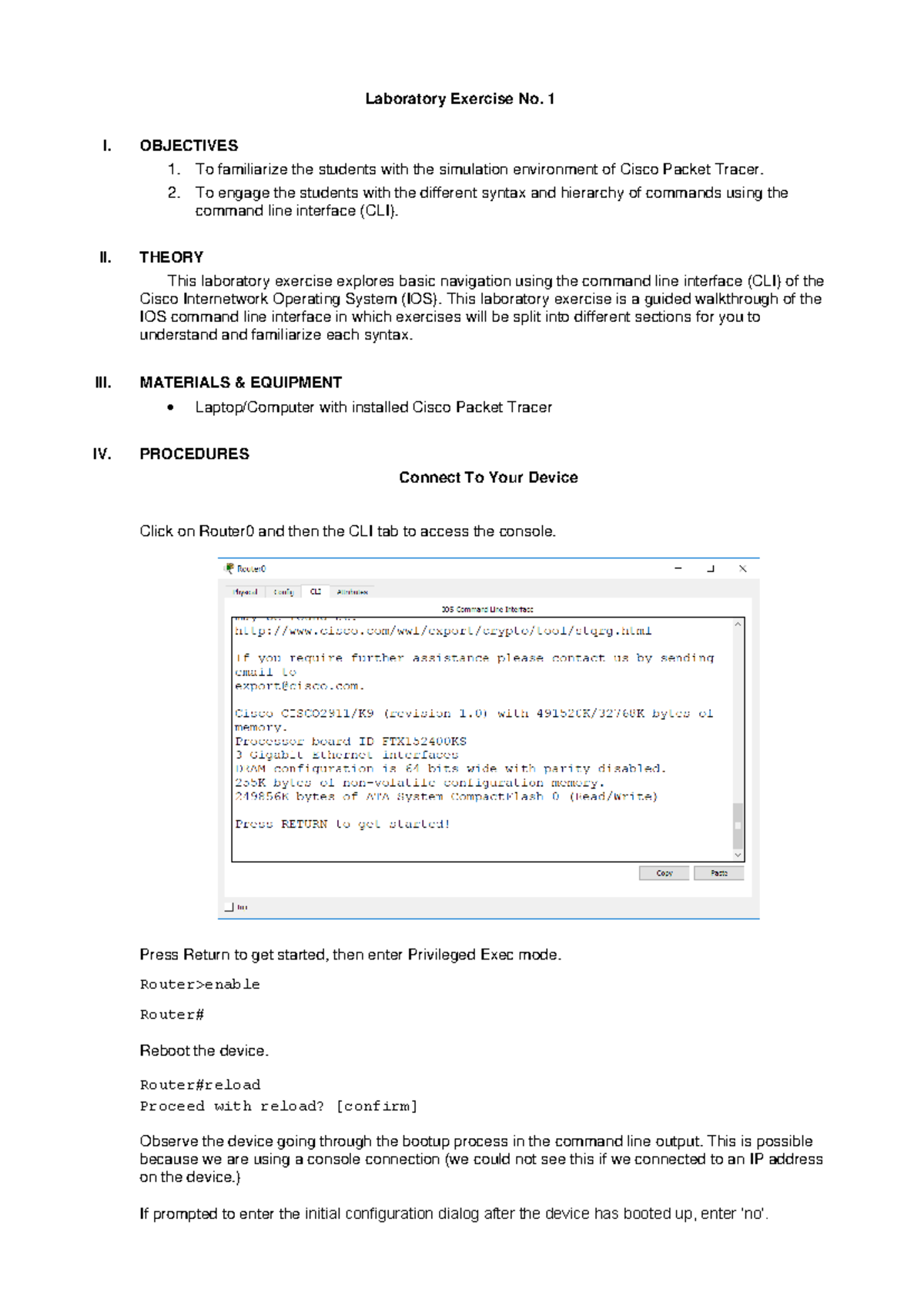 Laboratory Exercise No 1. ECE 3rd year - Engineering Electromagnetics ...