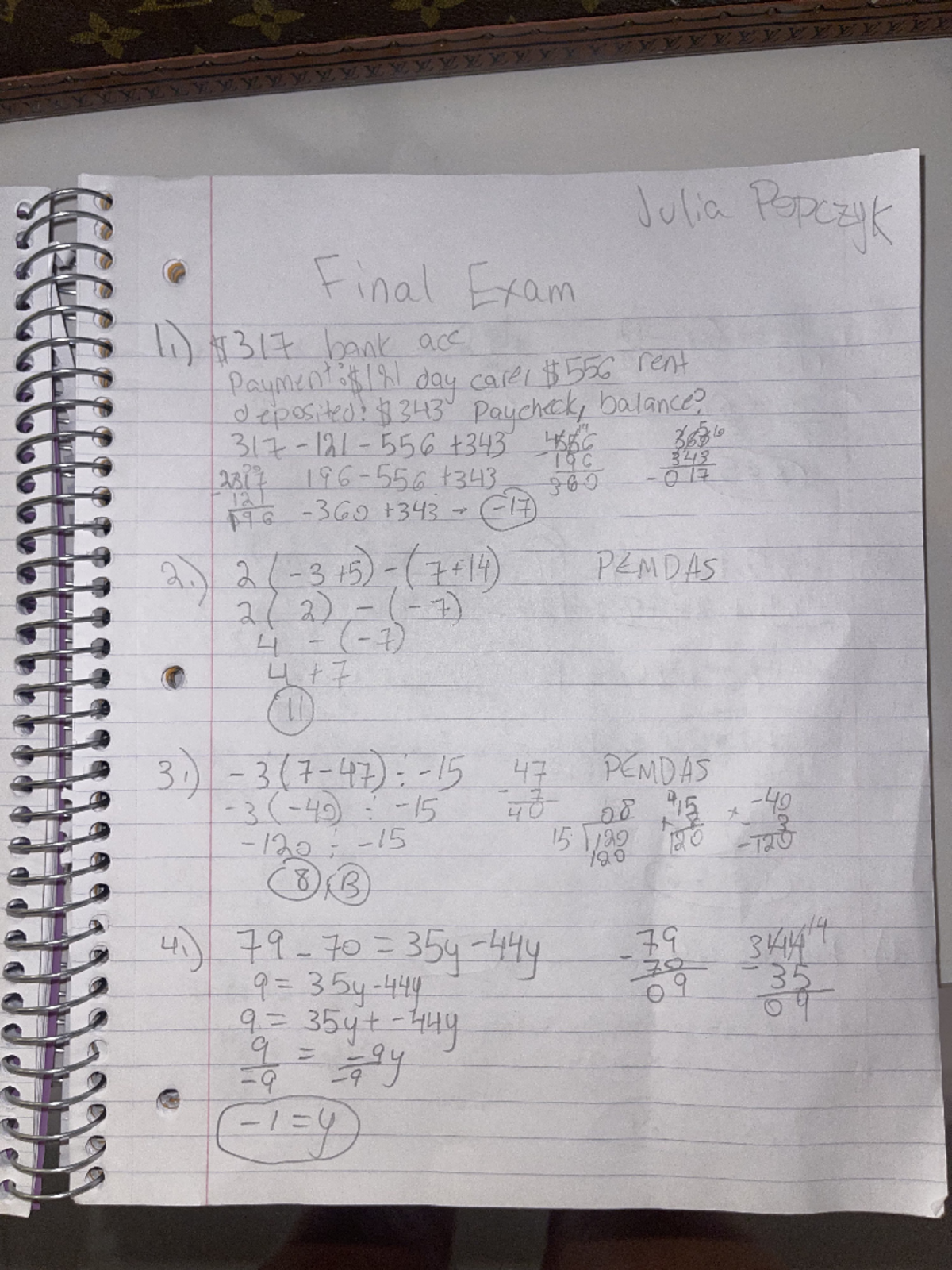 Math final exam, resubmission - MATH 2100 - Studocu