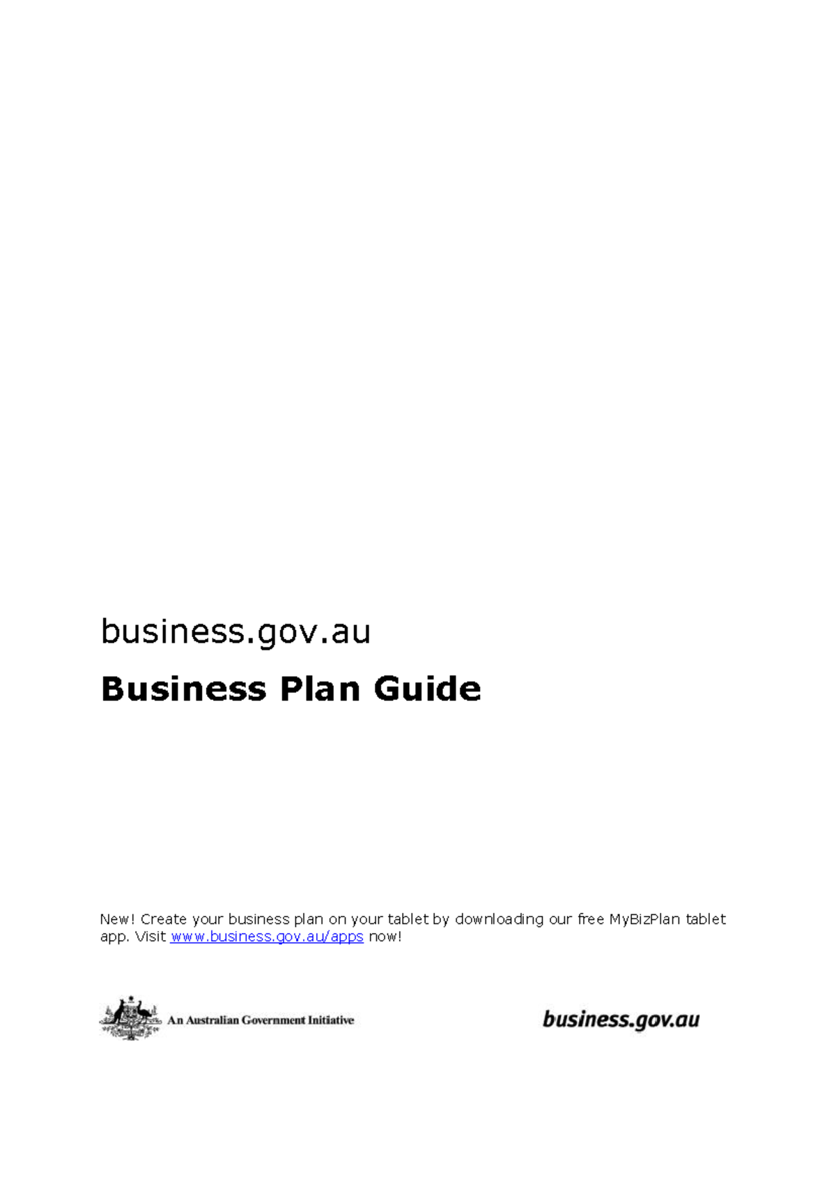 Business plan guide doc - business.gov Business Plan Guide New! Create ...