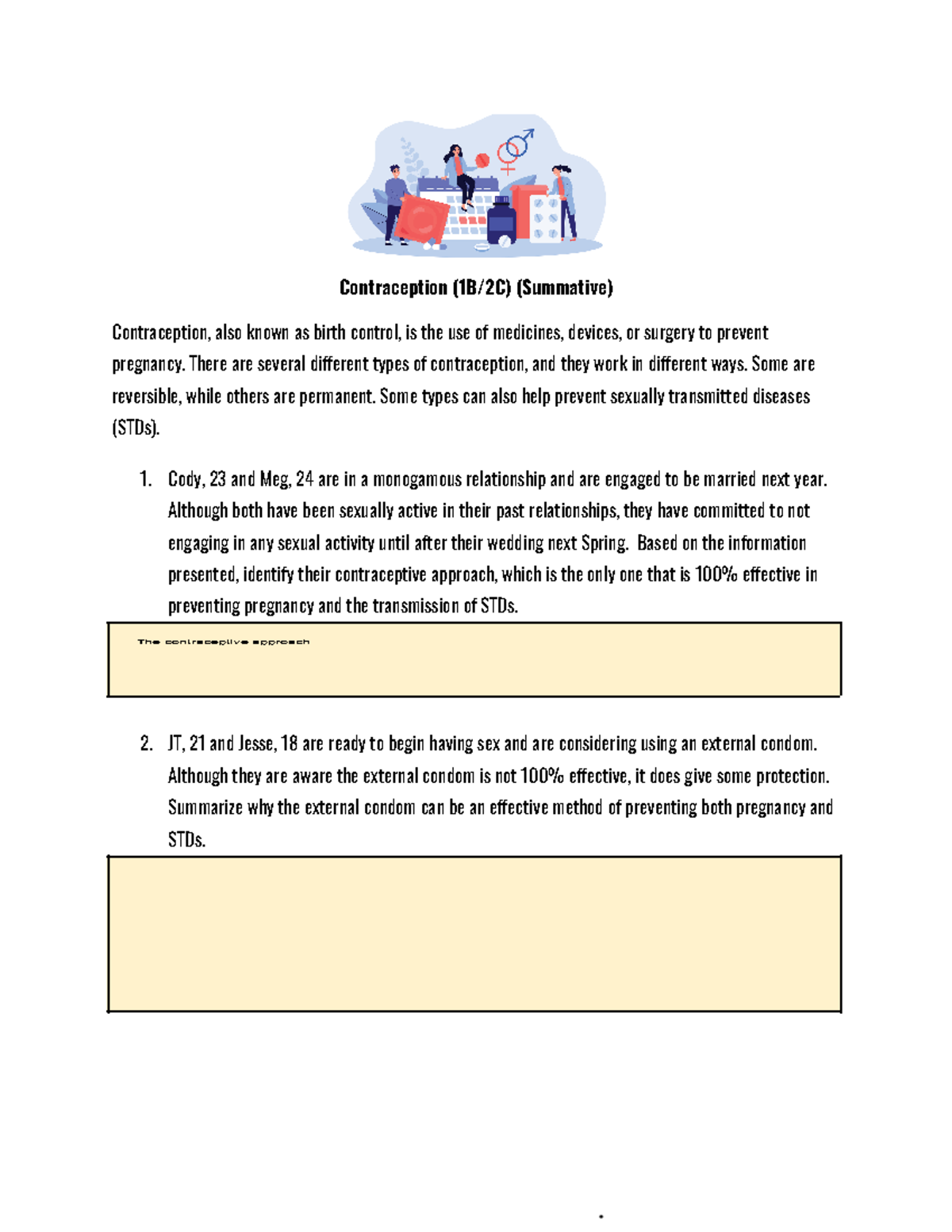 5.3.6- Contraception (1B 2C) (Summative)-contraception (1b 2c ...