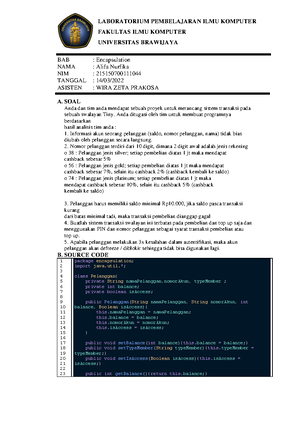 Modul 3.2 interface - BAB 7 INTERFACE Tujuan 1. Mampu memahami konsep ...