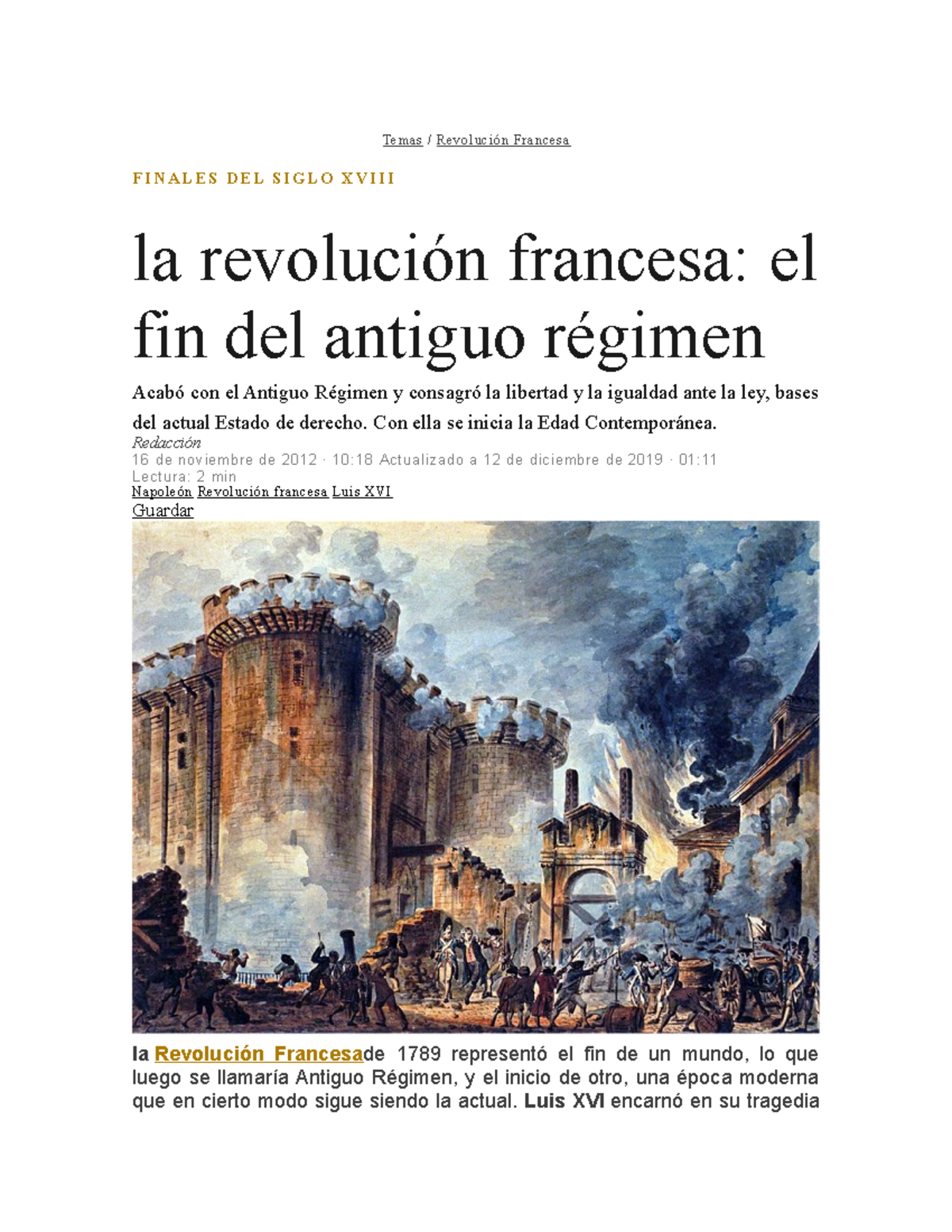 Artículos Revolución Francesa - Temas / Revolución Francesa F I N A L E ...