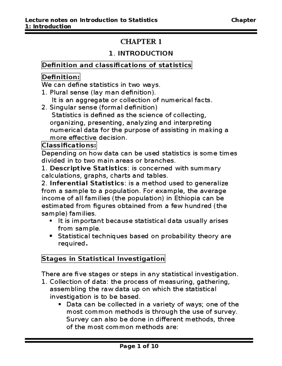 Wiz1 - 1: Introduction 1: Introduction CHAPTER 1 CHAPTER 1 1. INTRODUCTION Definition and - Studocu