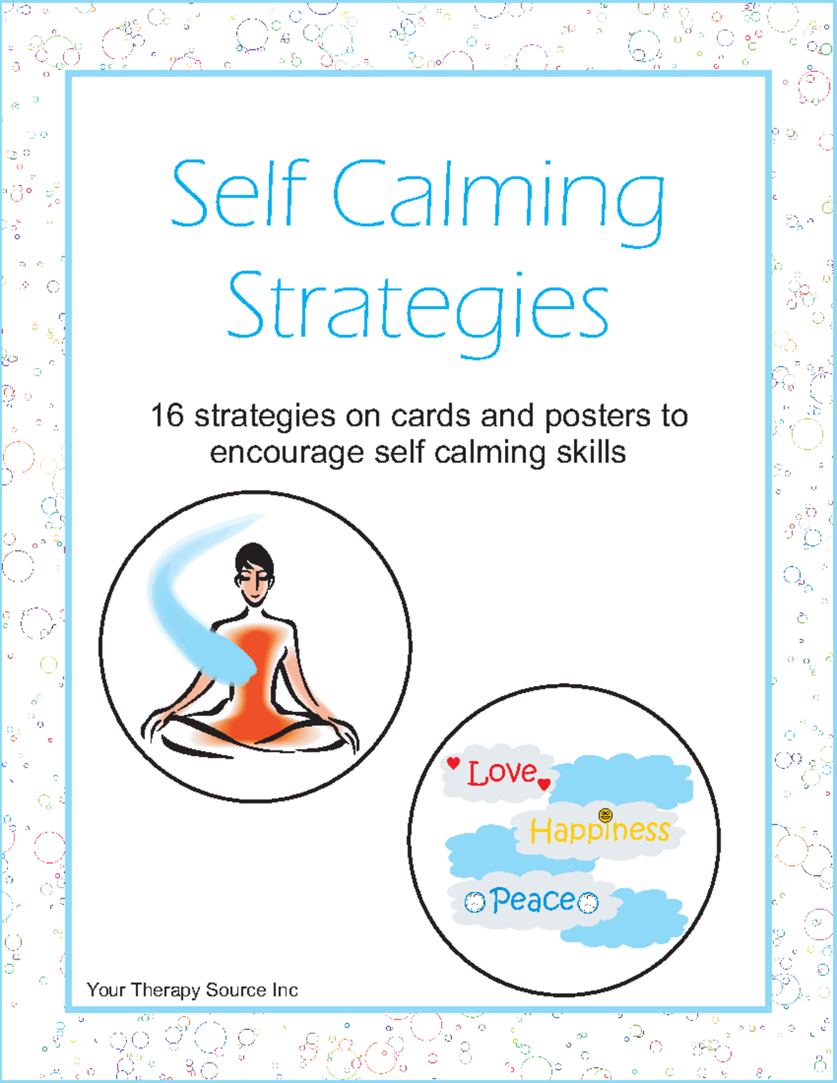 Self Calming Cards 1 - Estrategias para regulacion emocional - Self ...