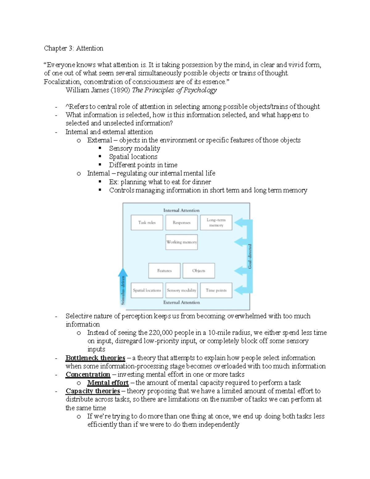 Microsoft Word - Cognition Ch 3 Reading - Chapter 3: Attention ...