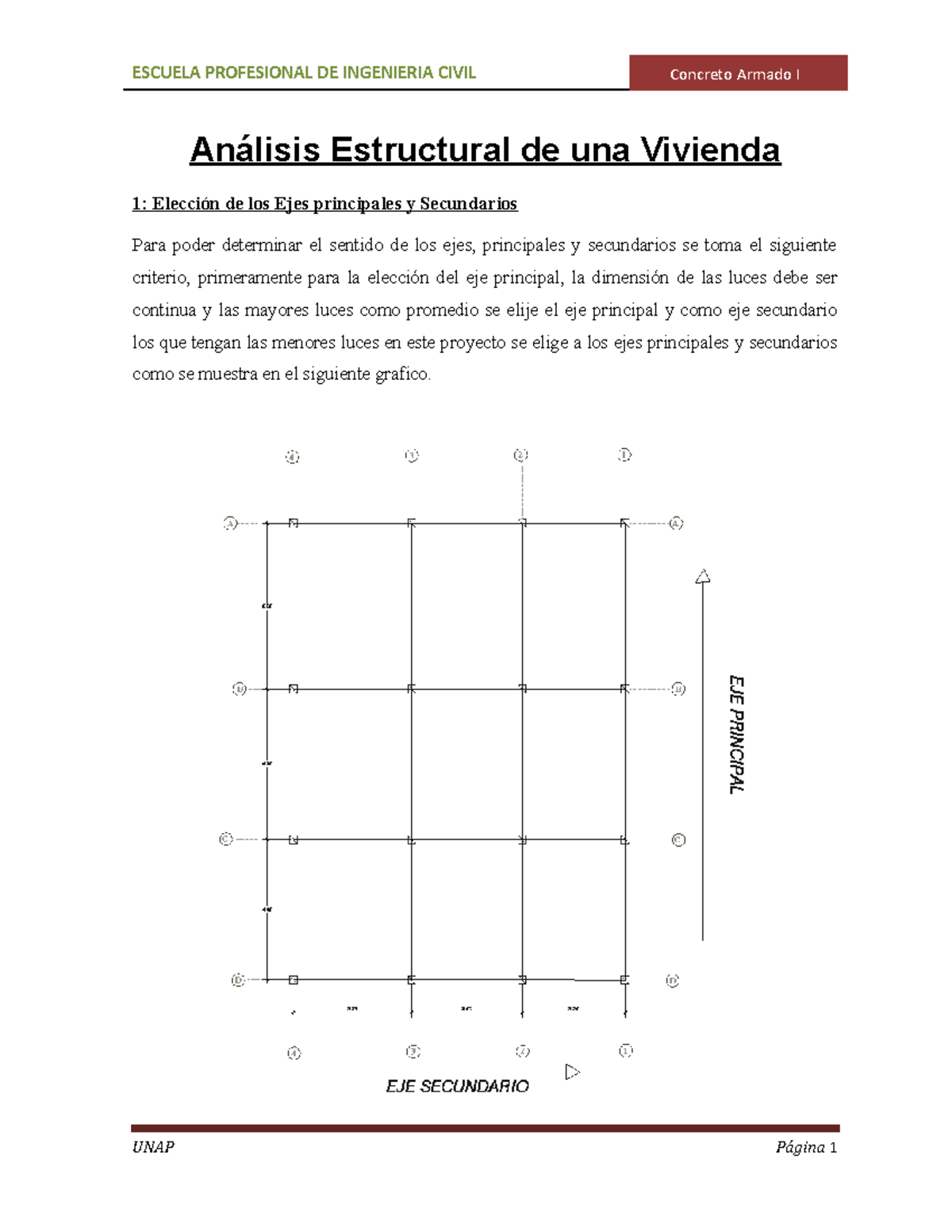 Vivienda de estudios definitivos - Análisis Estructural de una Vivienda ...