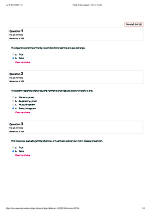 [Solved] How do each of the Health Science 110101 five program learning ...