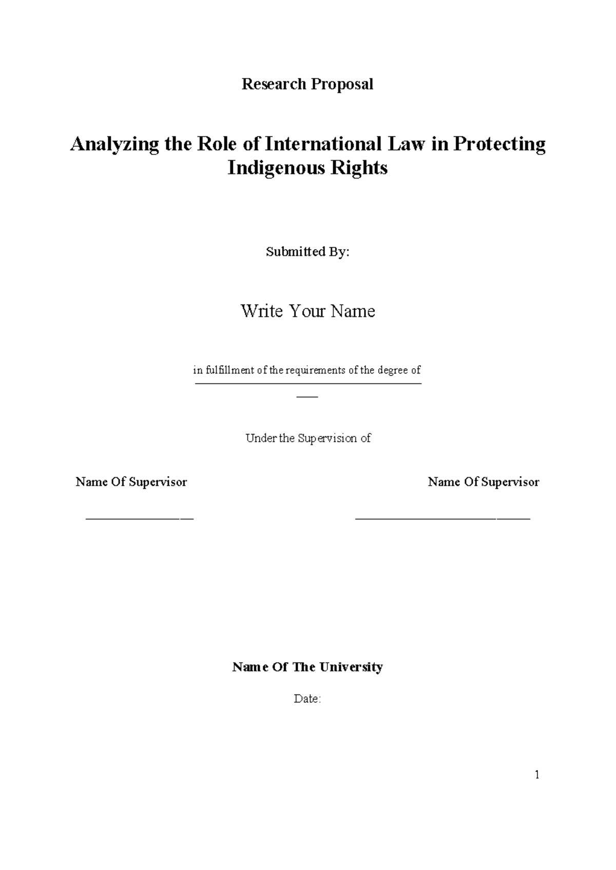 Analyzing the Role of International Law in Protecting Indigenous Rights ...