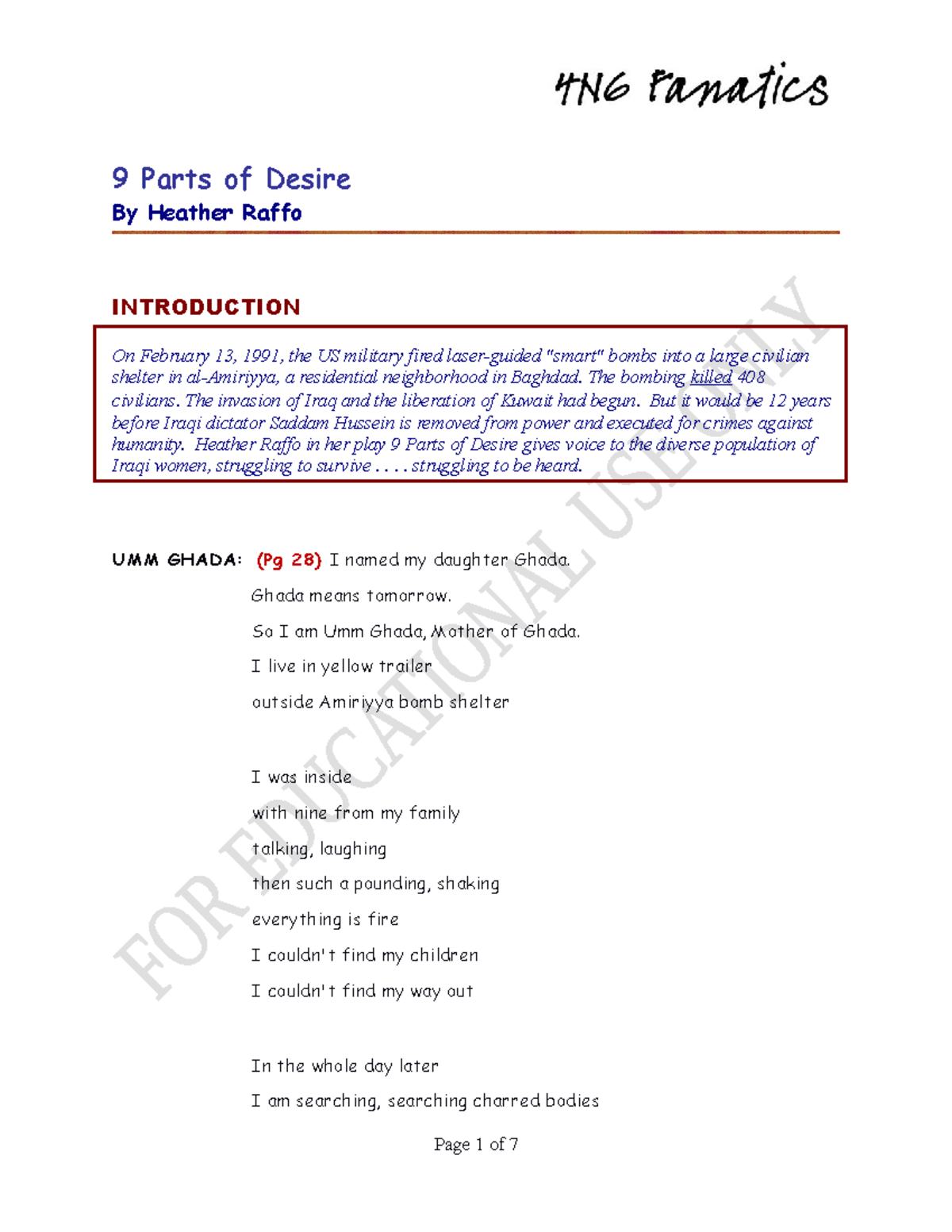 9 Parts of Desire - ertyerty - 9 Parts of Desire By Heather Raffo ...