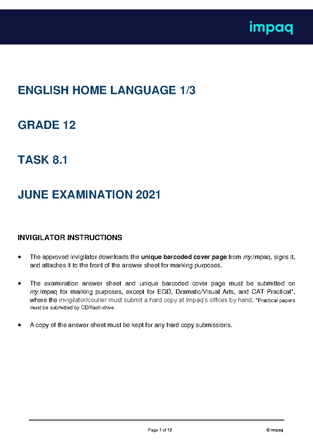 2021-EHL-Grade 12-June Examination - Paper 1 - ENGLISH HOME LANGUAGE 1 ...