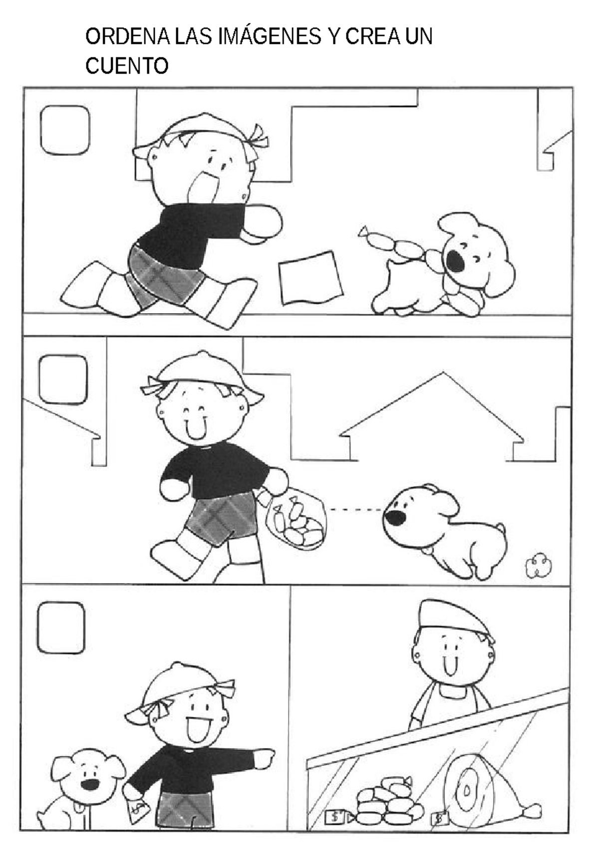 Ordena LAS Imágenes Y CREA UN Cuento - Comunicación y Redacción ...