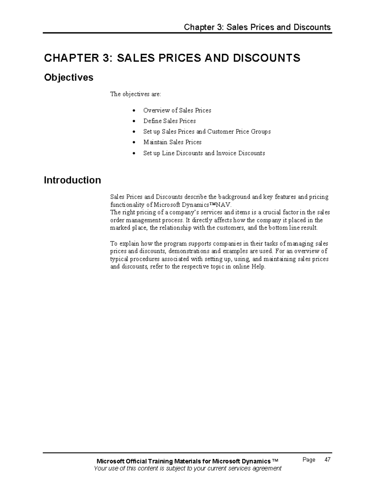 Discounts policy - Microsoft Official Training Materials for Microsoft ...