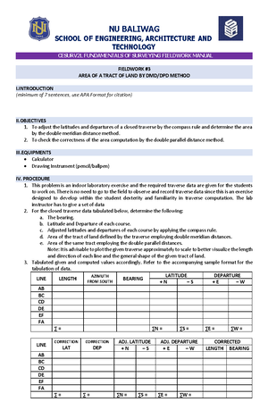 Lesson 1 Introduction - none - ELEMENTARY AND PLANE SURVEYING SURVEYING ...