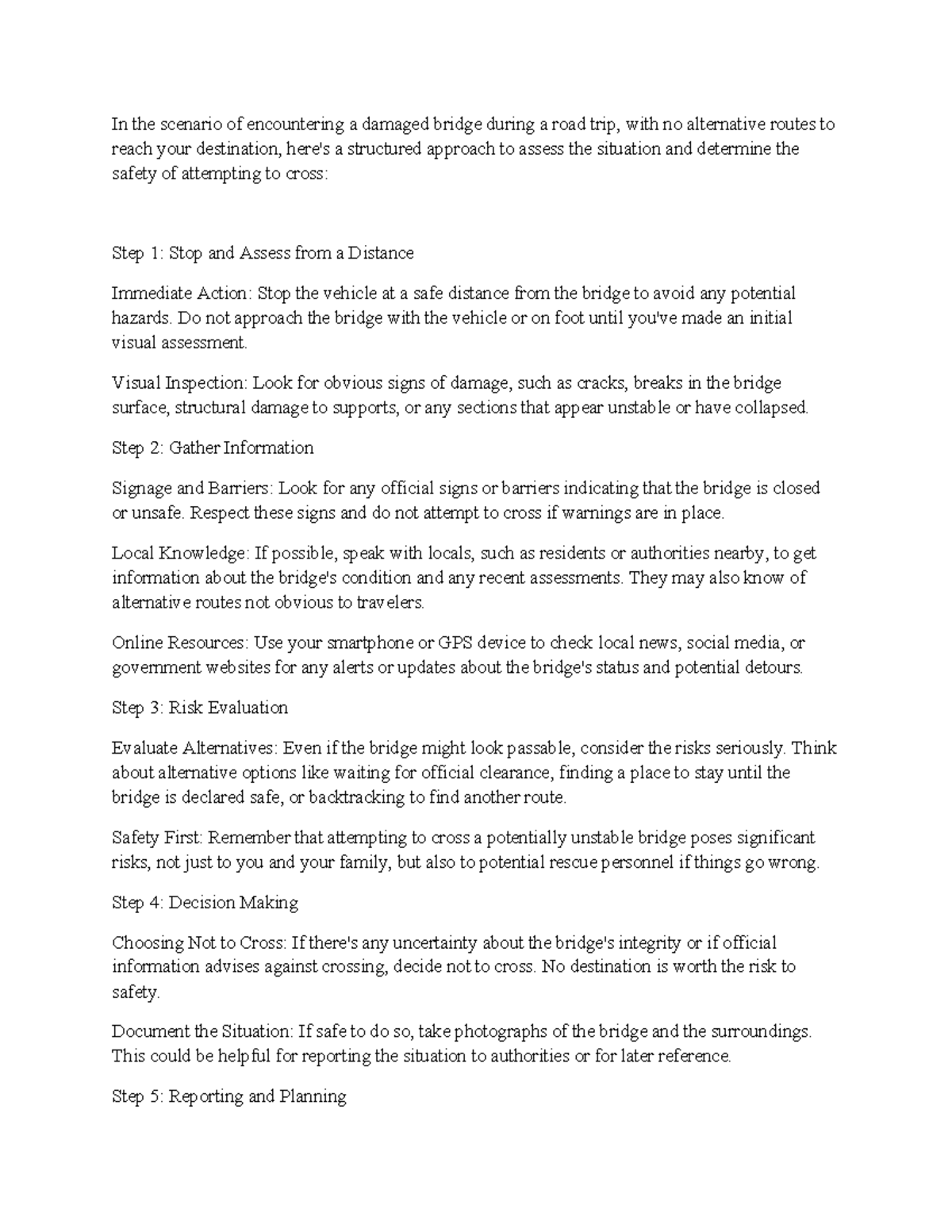 Problem solving solutions - In the scenario of encountering a damaged ...