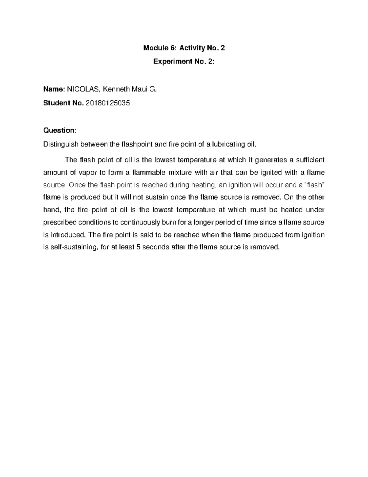 Module 6 Activity No 2 Me Lab 1 Module 6 Activity No 2 Experiment