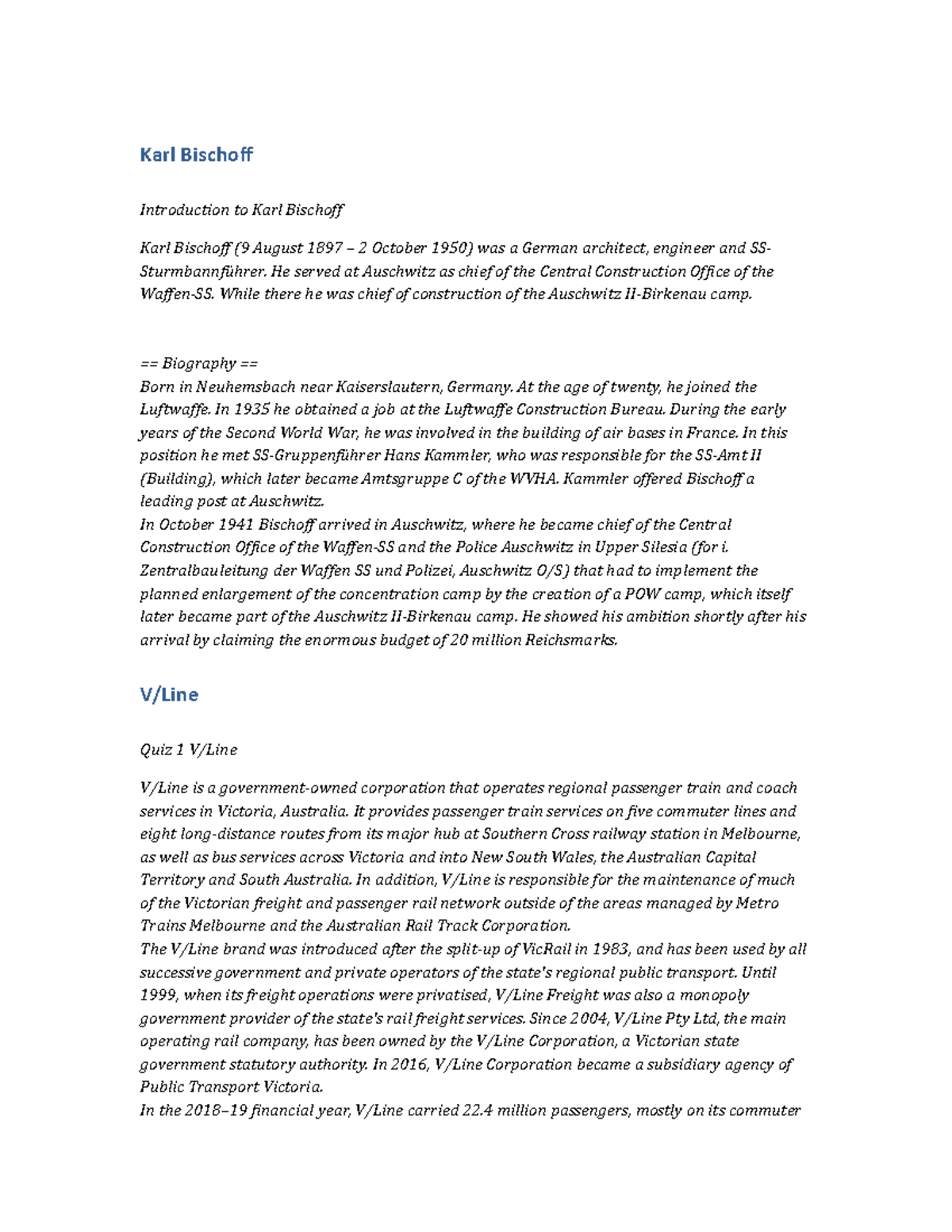 POLS157 Lab Report Karl Bischoff - Karl Bischof Introduction to Karl ...