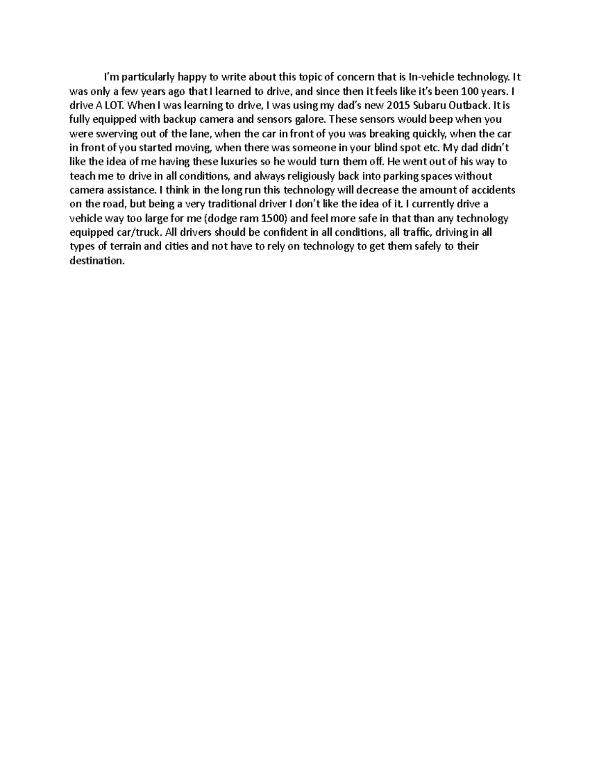 ITE 100 essay 3 - Grade: A - I’m particularly happy to write about this ...