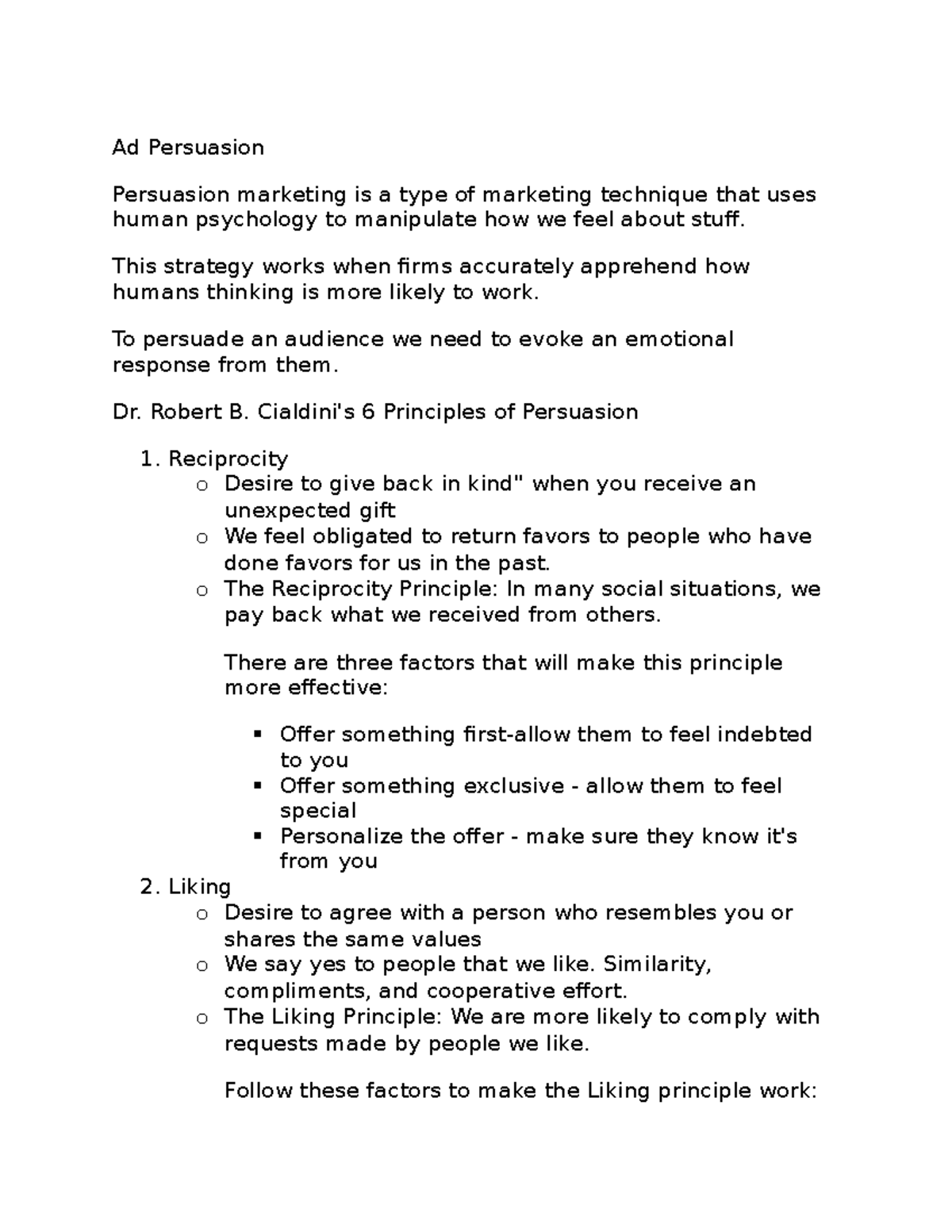 Advertising lecture part III - Ad Persuasion Persuasion marketing is a ...