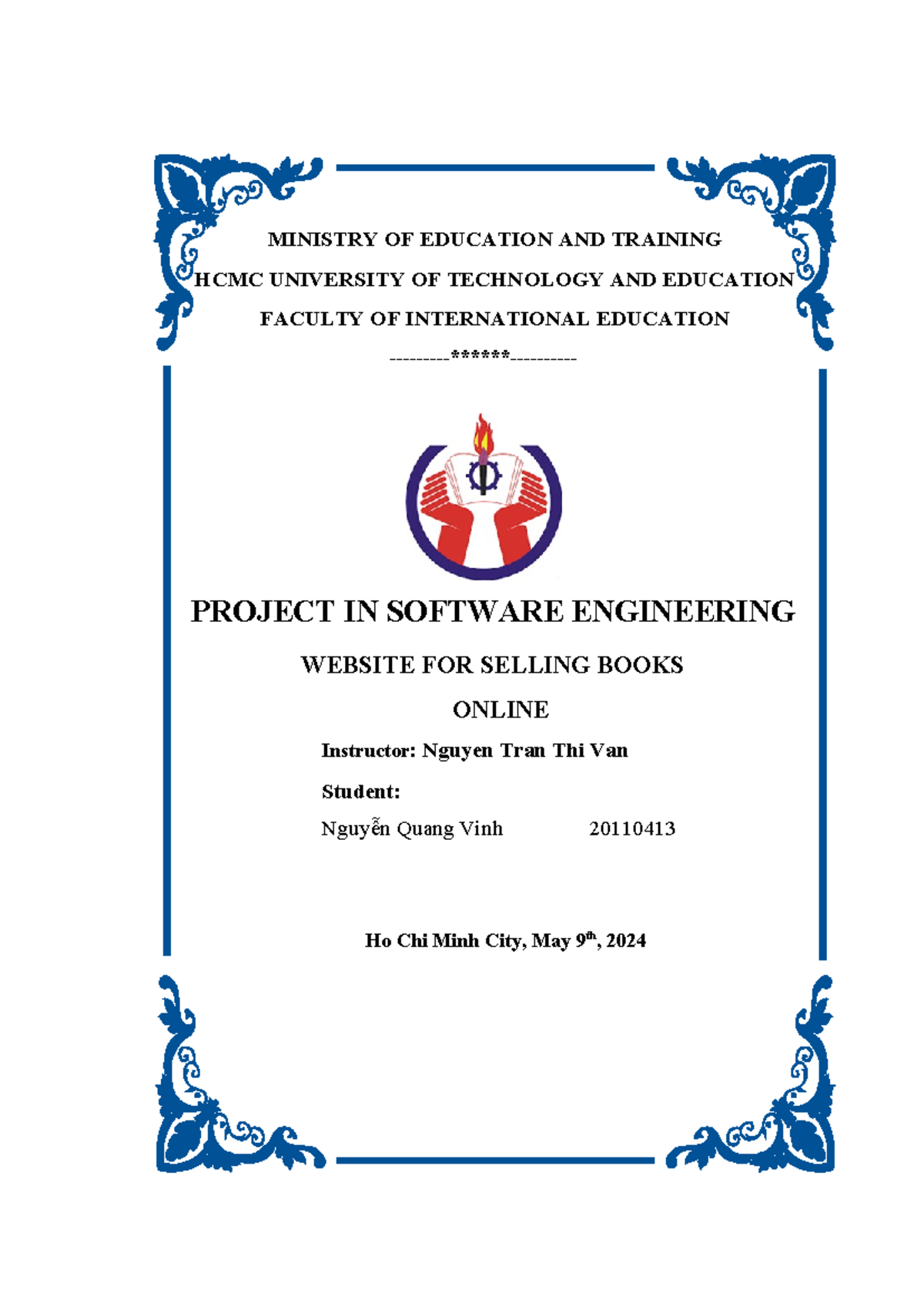 Group 5 Ng Quang Vinh - fafasf - MINISTRY OF EDUCATION AND TRAINING HCMC UNIVERSITY OF ...