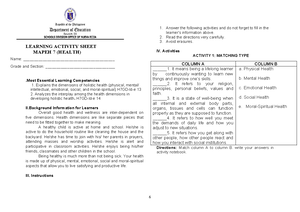 Gr - hdbdbd - Environmental Science Quarter 2 – Module 3 : Indicators ...