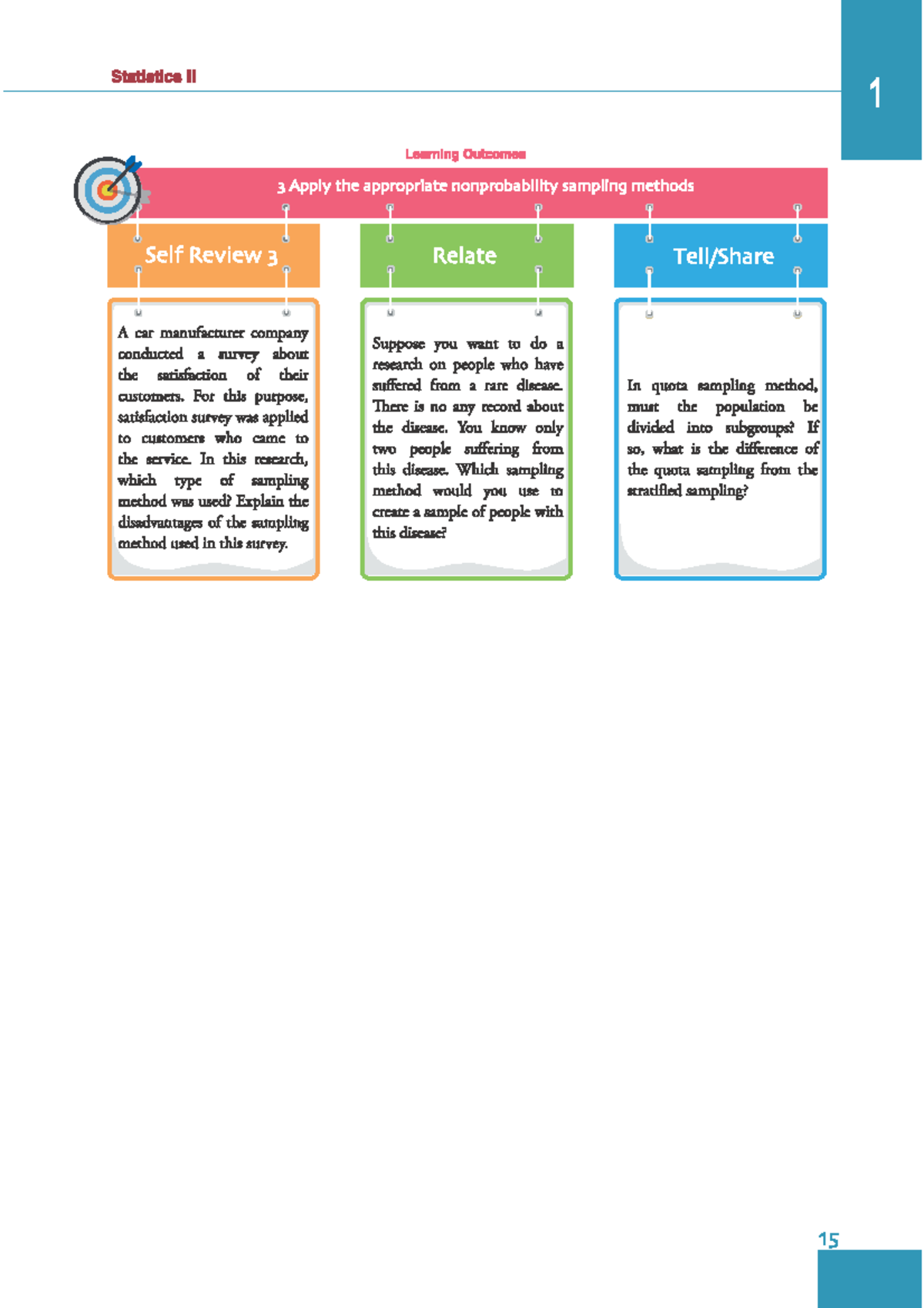 Notes 1 summary - Sampling Methods - Statics 1 - Studocu
