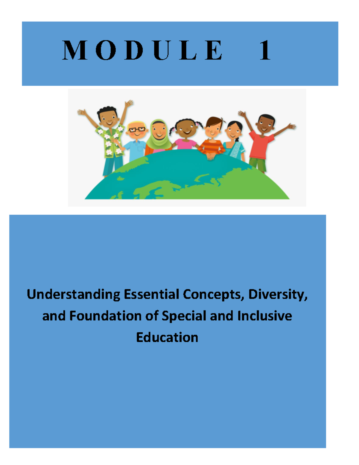 Module 1- Lesson 1 - Questionnaire for students - M O D U L E 1 ...