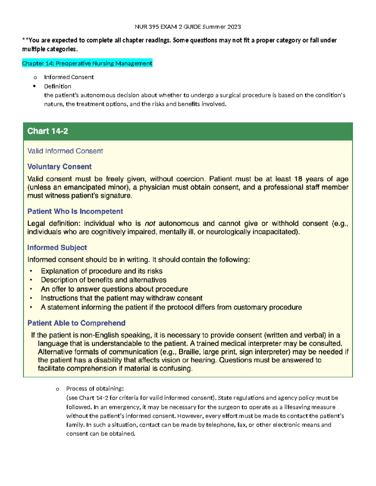NUR395 EXAM 2 Guide- Previous - NUR 395 EXAM 2 GUIDE Summer 2023 **You are expected to complete ...