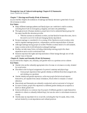 ANTH 2301 (Chapter 3 Notes: Race and Ethnicity) - Through the Lens of ...