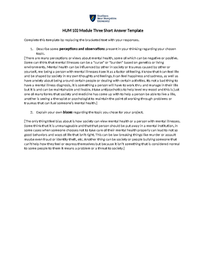 HUM 102 Module Five Project Draft - Part One: Choose the Creative Works ...