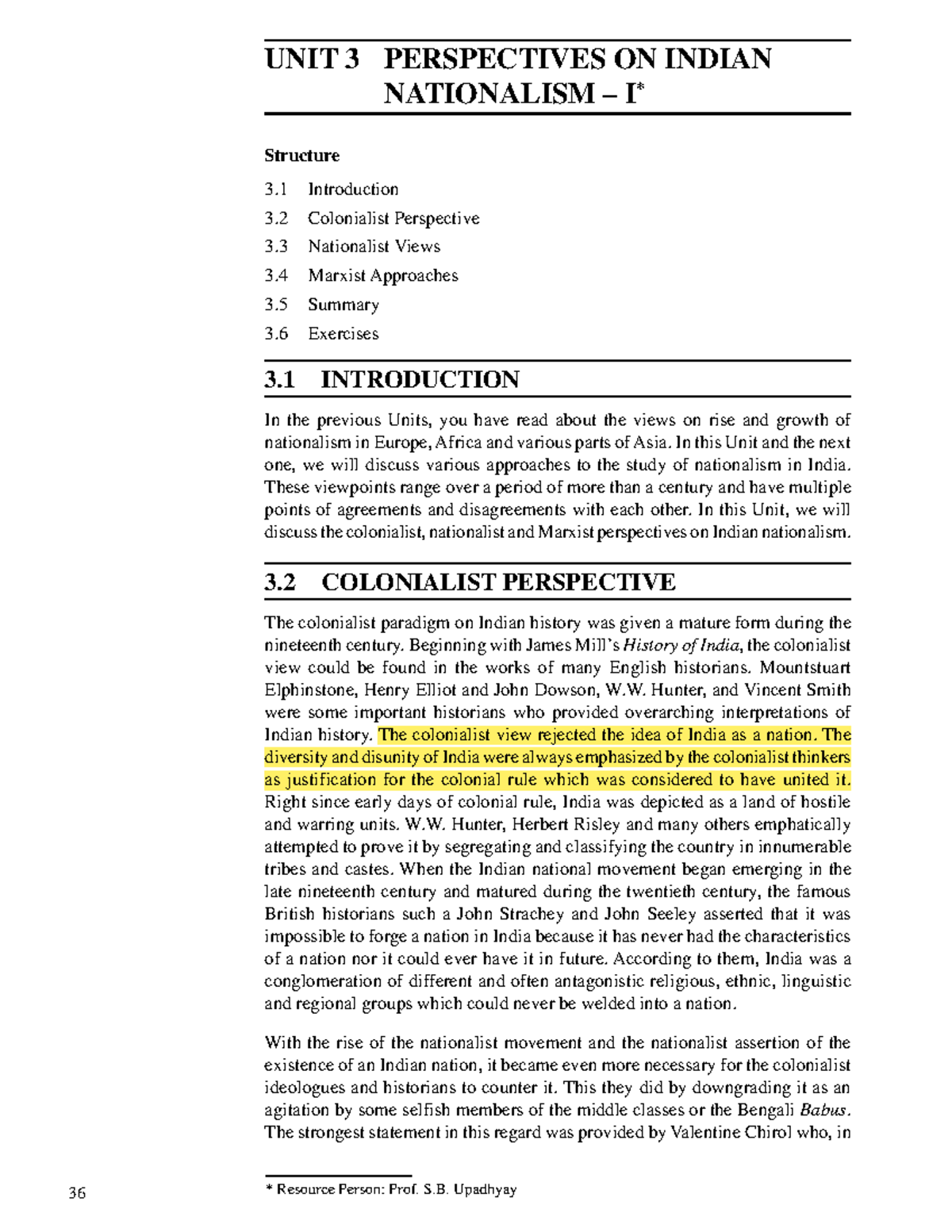Approaches to study nationalism - Introduction UNIT 3 PERSPECTIVES ON ...